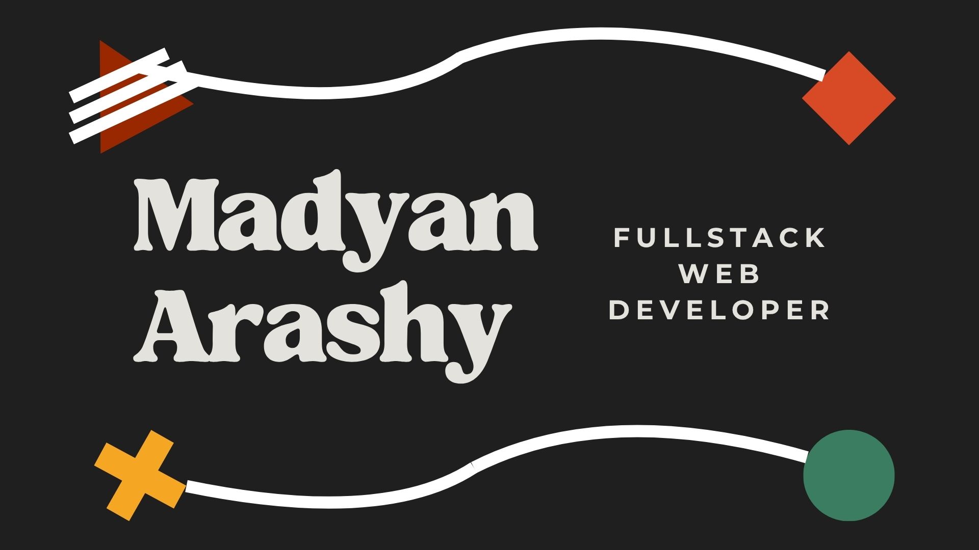 Madyan Arashy — Web Developer & Software Engineer